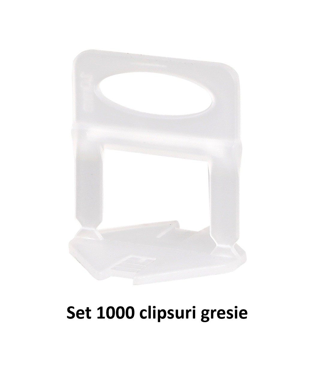 Set 1000 clipsuri CONFORT pentru plăci cu grosimi între 3 și 12 mm ...